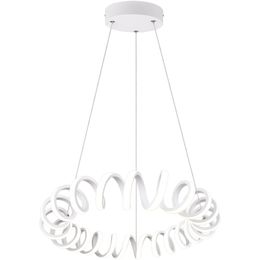 LED Pendelleuchte Trio LEUCHTEN "Curl" Lampen Gr. Ø 55 cm Höhe: 150 cm, weiß LED Hängeleuchten und Pendelleuchten