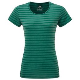 Mountain Equipment - Women's Groundup Stripe Tee - Funktionsshirt Gr 8 grün