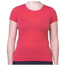 Mountain Equipment - Women's Groundup Stripe Tee - Funktionsshirt Gr 8 rosa