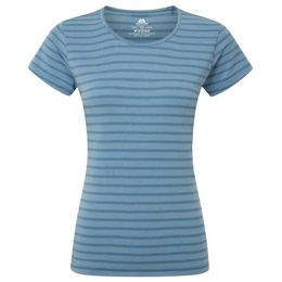 Mountain Equipment - Women's Groundup Stripe Tee - Funktionsshirt Gr 16 blau