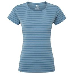 Mountain Equipment - Women's Groundup Stripe Tee - Funktionsshirt Gr 10 blau