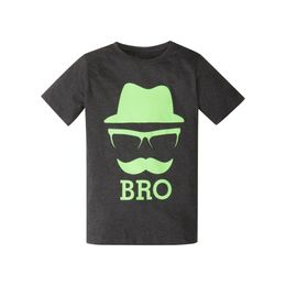 bonprix Jungen T-Shirt mit coolem Druck aus Bio-Baumwolle