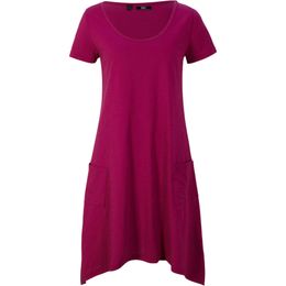 bonprix Kurzes Baumwoll-Shirtkleid aus Flammgarn