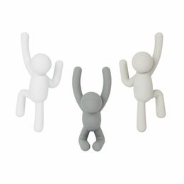 Umbra Wandhaken Hooks Buddy 3 Haken Bunt, (Set, 3-St)