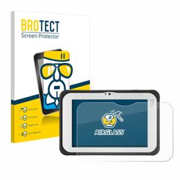 BROTECT Displayschutzglas Schutzglas für Panasonic Toughpad FZ-B2, Schutzfolie Display Schutz Glas Folie klar, weiß