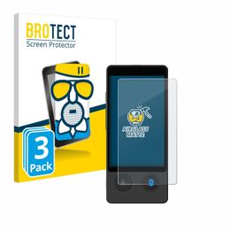 BROTECT Displayschutzglas Schutzglas für Anfier Offline W12, 3 Stück, Schutzfolie Display Schutz Glas Folie matt, weiß