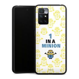 DeinDesign Handyhülle Minions Ich – Einfach unverbesserlich Bob 1 in a Minion, Xiaomi Redmi 10 Silikon Hülle Premium Case Handy Schutzhülle, schwarz