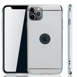 König Design König Design Handyhülle Apple iPhone 11 Pro Max, Apple iPhone 11 Pro Max Handyhülle Backcover Silber, silberfarben