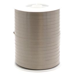 Star Geschenkband, Geschenkband Ringelband 5mm x 500m Rolle Taupe