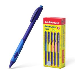 Erich Krause Kugelschreiber, Kugelschreiber ErgoLine Kids 0,35mm mit Gummigriff 10 Stück Blau