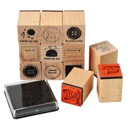 Rico Design Stempel Do it Yourself, 12 Stück, beige
