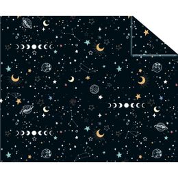 Ursus - Ludwig Bähr Motivpapier Astronomie, ca. 49,5 x 68,0 cm, schwarz