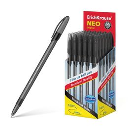 Erich Krause Kugelschreiber, Kugelschreiber Neo Original 0,26mm 50er Pack Schwarz