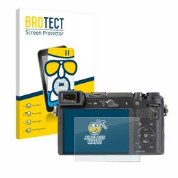 BROTECT Displayschutzglas Schutzglas für Panasonic Lumix DC-GX9, Schutzfolie Display Schutz Glas Folie matt, weiß