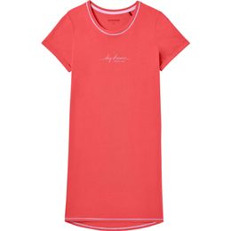 Schiesser Casual Essentials Sleepshirt, Baumwolle, kurz, für Damen, rot, 38
