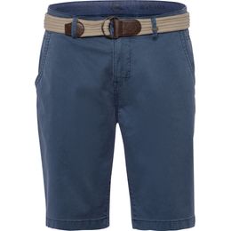 Lerros Bermuda, Denim, Flechtgürtel, für Herren, blau, 33