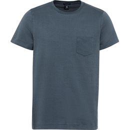 DUNMORE T-Shirt, Brusttasche, für Herren, grau, XXL