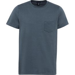 DUNMORE T-Shirt, Brusttasche, für Herren, grau, M