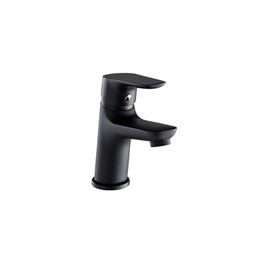 Fackelmann Waschtischarmatur 'Oxford' schwarz matt 16 cm