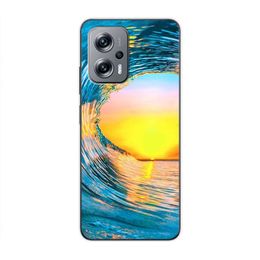König Design König Design Handyhülle Xiaomi Redmi K50i, Schutzhülle Case Cover Backcover Etuis Bumper, bunt, Welle