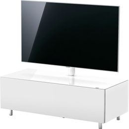 Lowboard JUST BY SPECTRAL "Just Racks" Sideboards Gr. B/H/T: 111 cm x 38 cm x 48 cm, TV - Paket, weiß Lowboards