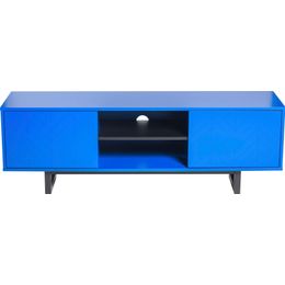 Lowboard Andas Sideboards Gr. B/H/T: 150 cm x 50 cm x 40 cm, bunt (schwarz, blau) Lowboards