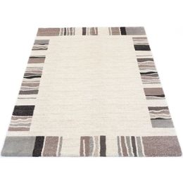 Teppich OCI DIE TEPPICHMARKE "LEXA DIDI" Teppiche Gr. B/L: 240 cm x 290 cm, 20 mm, 1 St., grau (grau, beige) Esszimmerteppiche