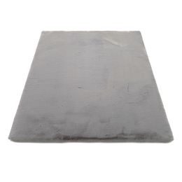 Teppich OCI DIE TEPPICHMARKE "ALISSA" Teppiche Gr. B/L: 140 cm x 200 cm, 38 mm, 1 St., grau (dunkelgrau) Esszimmerteppiche