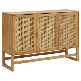 Sideboard Home Affaire Sideboards Gr. B/H/T: 128 cm x 90 cm x 38 cm, gelb (honigfarben) Sideboards