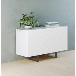 Sideboard DIVENTA Sideboards Gr. B/H/T: 110 cm x 67 cm x 45 cm, weiß (weiß weiß) Sideboards