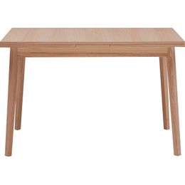 Esstisch HAMMEL FURNITURE "Basic by Hammel Single" Tische Gr. B/H/T: 120 cm x 76 cm x 80 cm, Auszugsplatte, braun (eichefarben) Esstische rechteckig