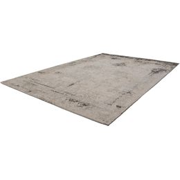 Teppich Calo-deluxe "Hector 285" Teppiche Gr. B/L: 160 cm x 230 cm, 10 mm, 1 St., grau (anthrazit) Baumwollteppiche