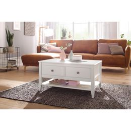 Couchtisch Home Affaire "Leonis" Tische Gr. B/H/T: 89 cm x 46,6 cm x 60 cm, weiß Home Affaire