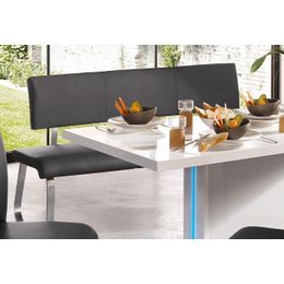 Polsterbank MCA furniture "Arco" Sitzbänke Gr. B/H/T: 155 cm x 86 cm x 59 cm, Echtleder, grau Polsterbänke