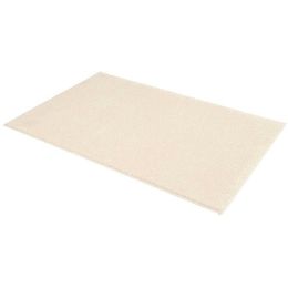 Teppich Astra "Samoa Uni" Teppiche Gr. B/L: 80 cm x 150 cm, 20 mm, 1 St., beige (creme) Esszimmerteppiche