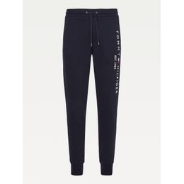 Sweathose Tommy Hilfiger "BASIC BRANDED SWEATPANTS" Gr. XXXL, N-Gr, blau (marine) Herren Hosen Sweathosen