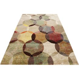 Teppich Esprit "Modernina" Teppiche Gr. B/L: 120 cm x 170 cm, 13 mm, 1 St., bunt (multi, grün) Esszimmerteppiche