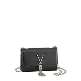 Valentino Handbags VALENTINO BAGS Mini Bag DIVINA, mit dekorativem Anhänger Handtasche Damen Tasche Damen Schultertasche, grau