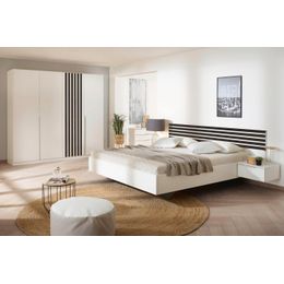 Rauch Schlafzimmer-Set Lamella, (Set), mit eleganter Lamellenabsetzung, weiß