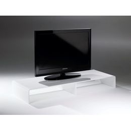 Places of Style TV-Bank Remus, aus Acrylglas in drei Farben und drei Breiten, Fernsehtisch, weiß