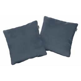 Hülsta Sofa hülsta sofa Dekokissen hs.480, wahlweise in Stoff oder Leder, in drei Größen, blau|grau