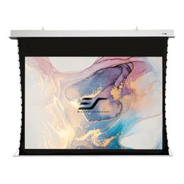 Elite Screens EVANESCE TAB TENSION B SERIE- DECKENEINBAU MOTORLEINWAND Motorleinwand (Weiß / 16:9 / 266 x 149 (Vorlauf 20cm)-CineWhite)