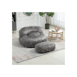 Merax Sitzsack, mit Sitzpouf