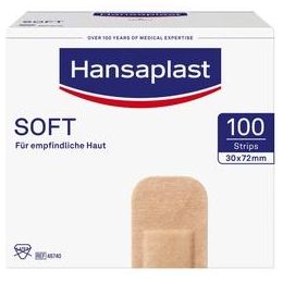 Beiersdorf Hansaplast Soft Strips 30x72 mm 100 St