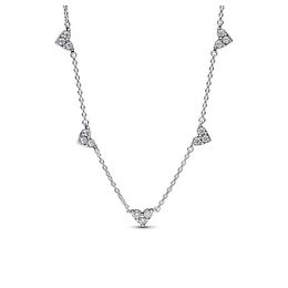 Pandora Silberkette Damenkette Herzen aus 925er Silber mit Zirkonia von Pandora Timeless