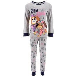 PAW PATROL Schlafanzug Skye Kinder Mädchen Pyjama langarm Nachtwäsche (2 tlg)