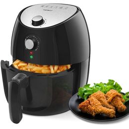 Aigostar - Heißluft-Fritteuse 3,5 Liter,1500 Watt, Friteuse mit fett perfekt für kleine Haushalte, 30-Time, Ohne Öl, fryer, Abnehmbarer Frittierkorb,