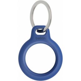 Belkin - Secure Holder mit Schlüsselanhänger für das AirTag blau (F8W973BTBLU)