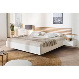 Rauch Schlafzimmer-Set Lamella, (Set), mit eleganter Lamellenabsetzung, weiß