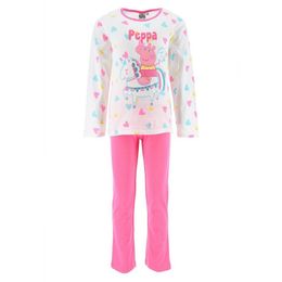 Peppa Pig Schlafanzug Peppa Wutz Kinder Mädchen Schlafanzug Kinder Pyjama Langarm Shirt + Schlaf-Hose (2 tlg)